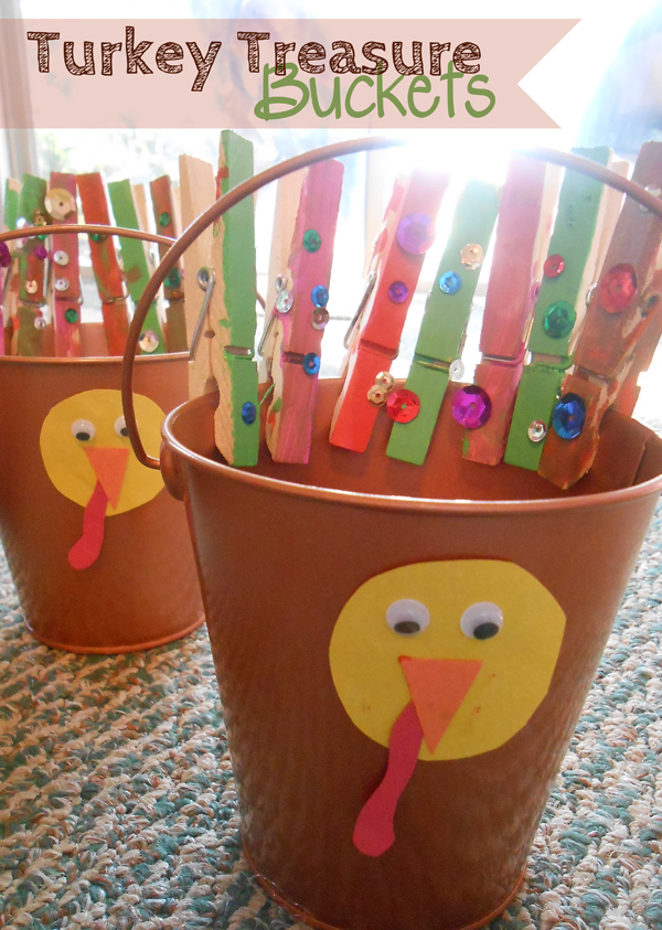 Turkey Treasure Buckets | Roaming Rosie