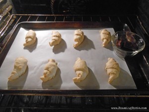 Mint Chocolate Croissants | Roaming Rosie