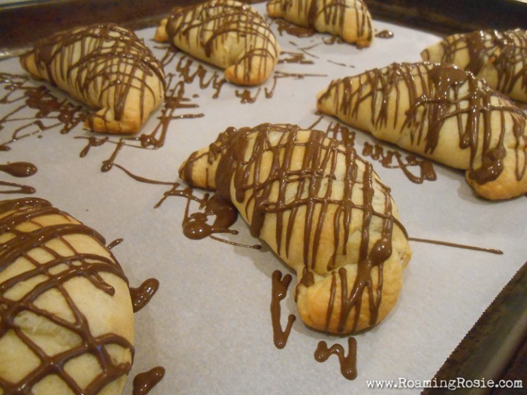 Mint Chocolate Croissants | Roaming Rosie