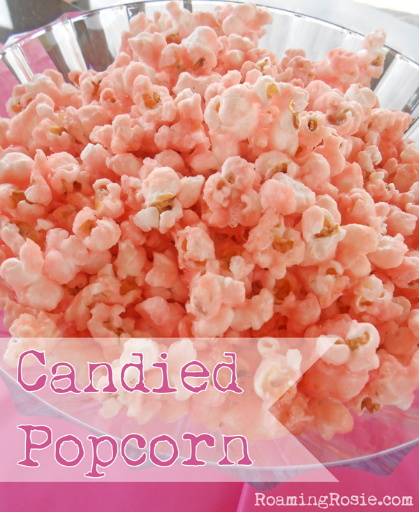 Candied Watermelon Popcorn | Roaming Rosie