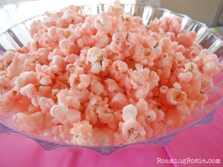 Candied Watermelon Popcorn | Roaming Rosie