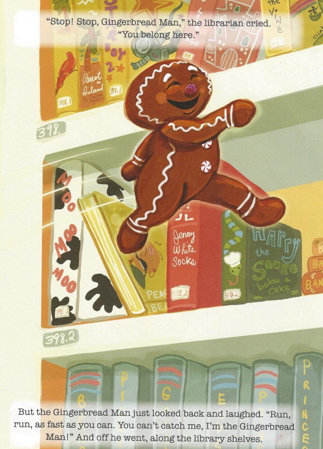 The Library Gingerbread Man {Book Review} | Roaming Rosie