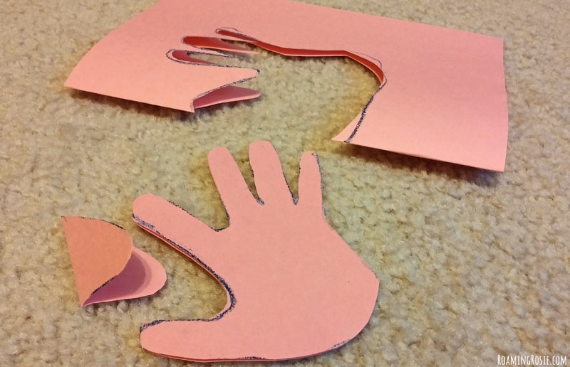 Paper Heart Hand | Roaming Rosie