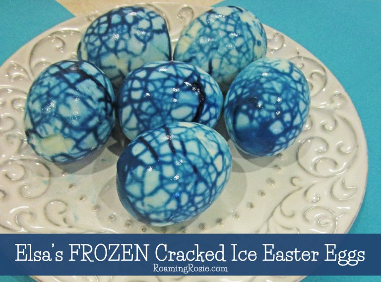 Elsa’s FROZEN Cracked Ice Easter Eggs | Roaming Rosie