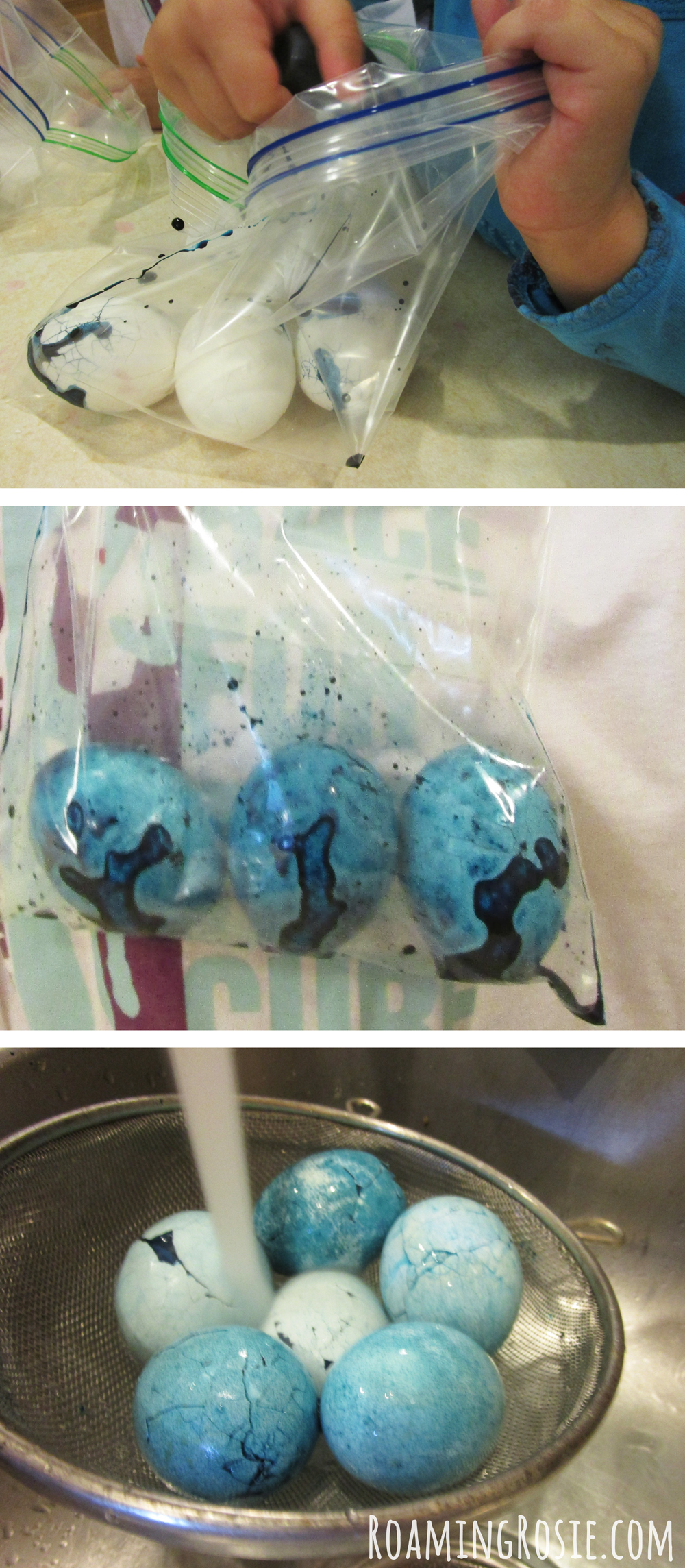 Elsa’s FROZEN Cracked Ice Easter Eggs | Roaming Rosie