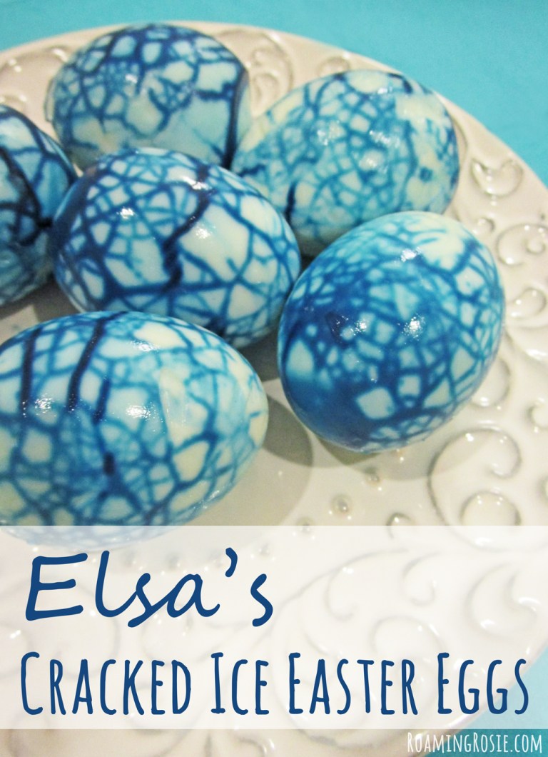 Elsa’s FROZEN Cracked Ice Easter Eggs | Roaming Rosie