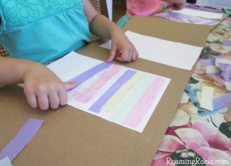 Tissue Paper Flower Cut Out Cards (Made with Cookie Cutters!) | Roaming ...