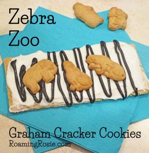 Zebra Zoo Cookies | Roaming Rosie