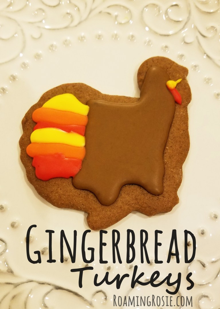 Turkey Gingerbread Cookies | Roaming Rosie