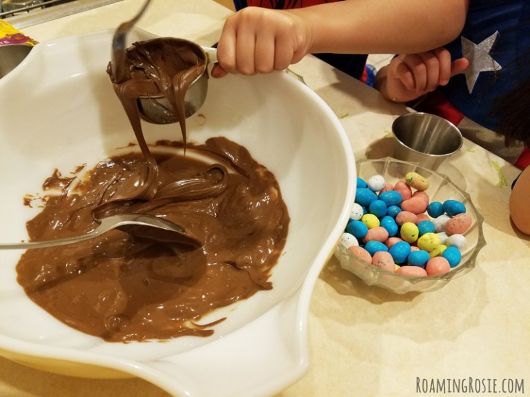 Nutella Chocolate Birds Nests | Roaming Rosie