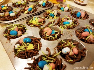 Nutella Chocolate Birds Nests | Roaming Rosie