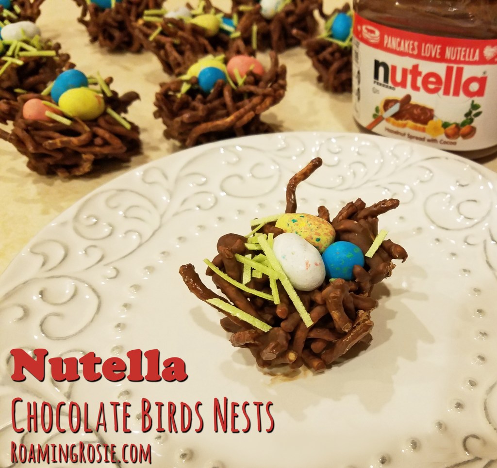 Nutella Chocolate Birds Nests | Roaming Rosie