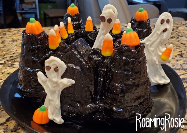 Haunted Castle Halloween Cake Recipe | Roaming Rosie
